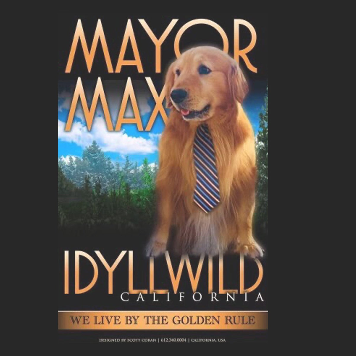 Mayor Max Poster Cover - Adult Unisex T-Shirt – Powered by Animal Pride™