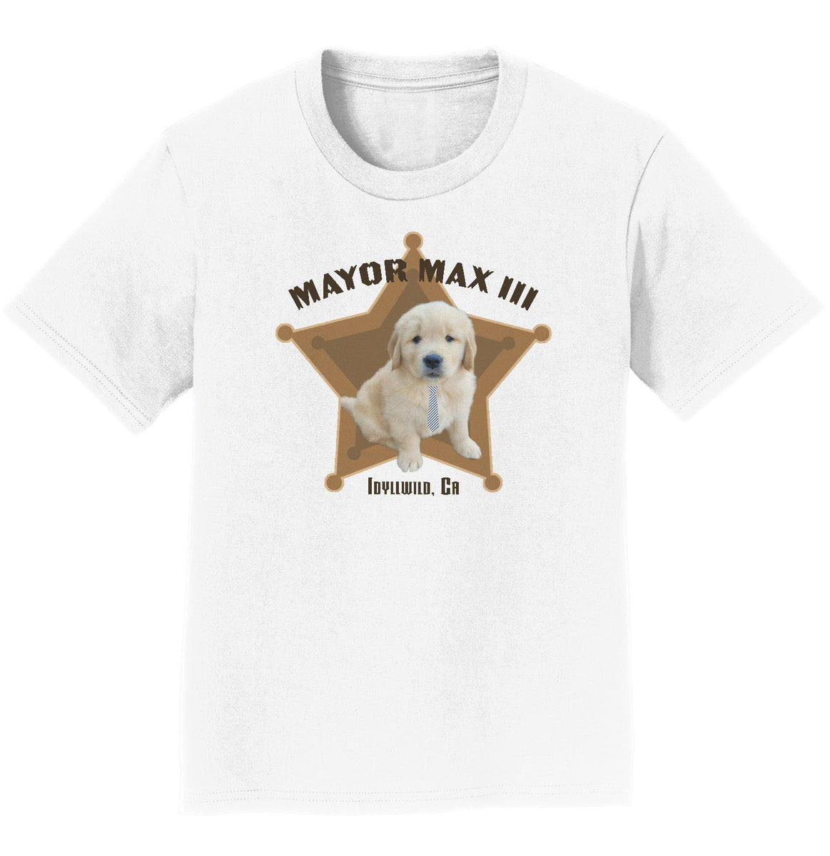 Mayor Max III Badge - Kids' Unisex T-Shirt – Powered by Animal Pride™